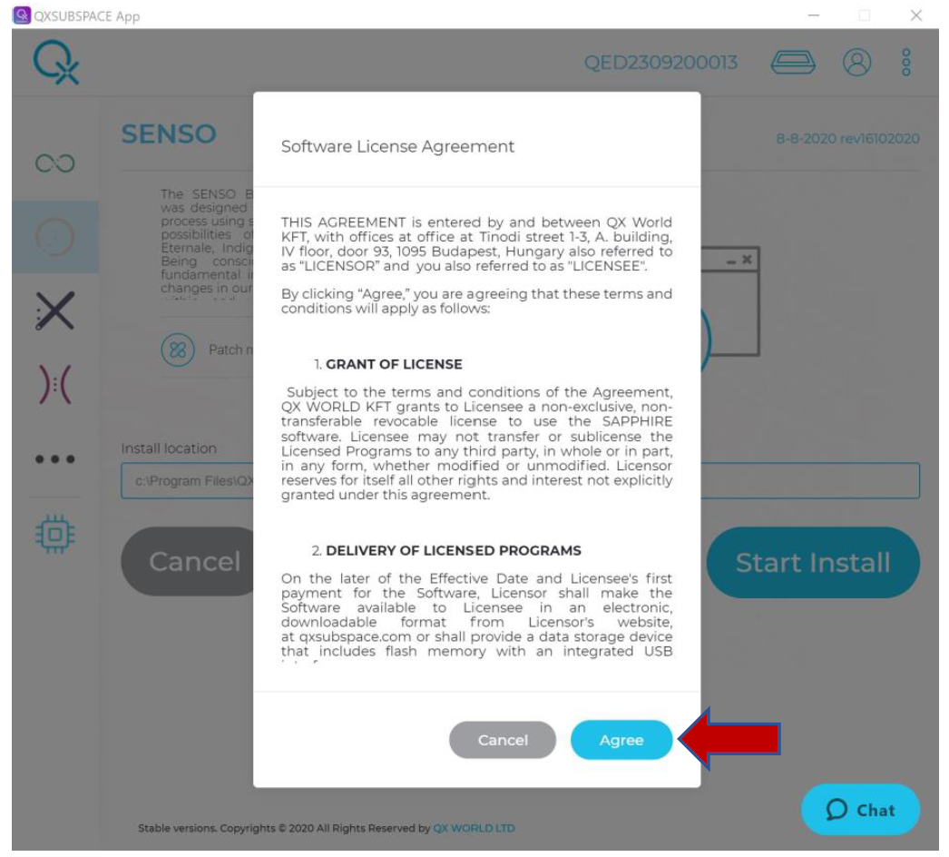 How to install and activate SENSO on a new computer – QX WORLD