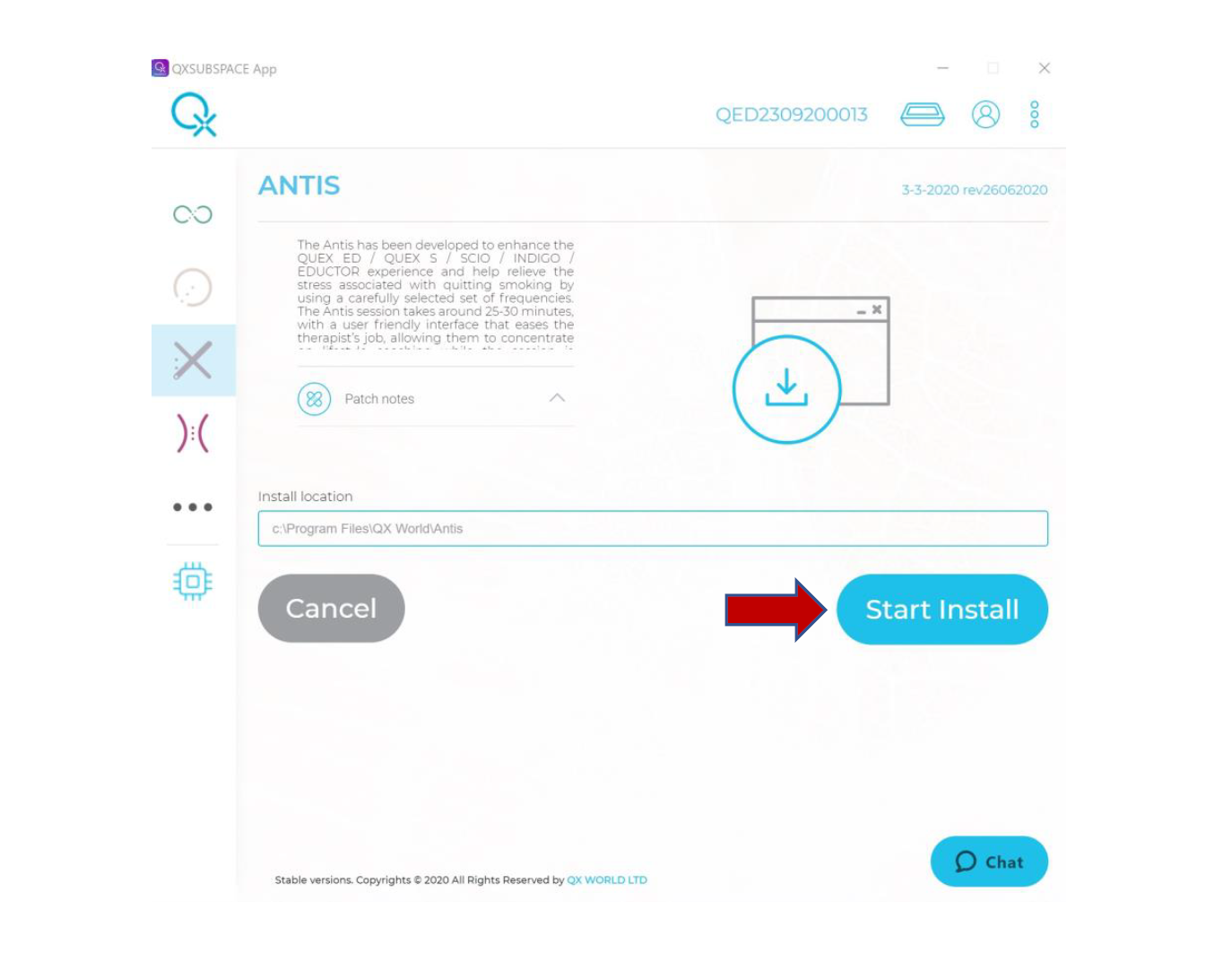 How to install Antis on a new computer. – QX WORLD